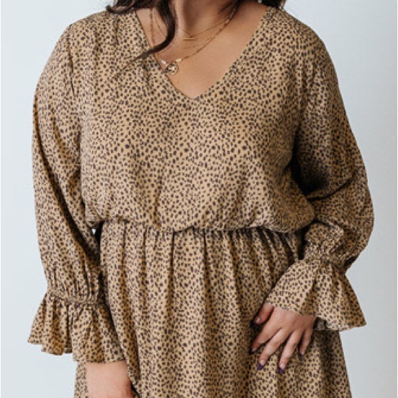 Dresses | New Animal Print Dress Plus Size | Poshmark